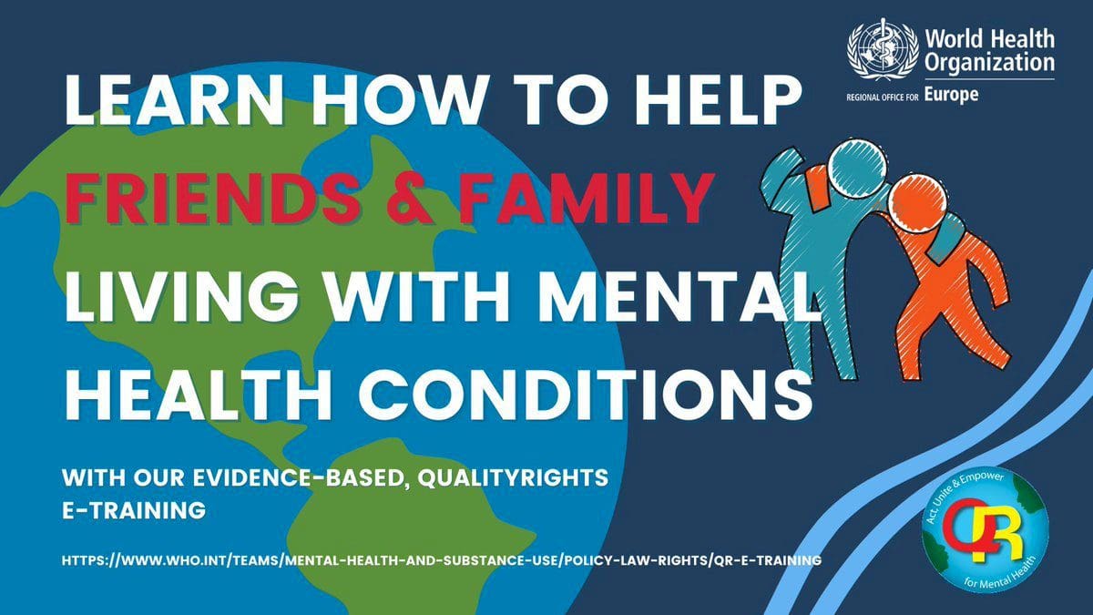 WHO: The Quality Rights e-training for a paradigm shift in mental ...